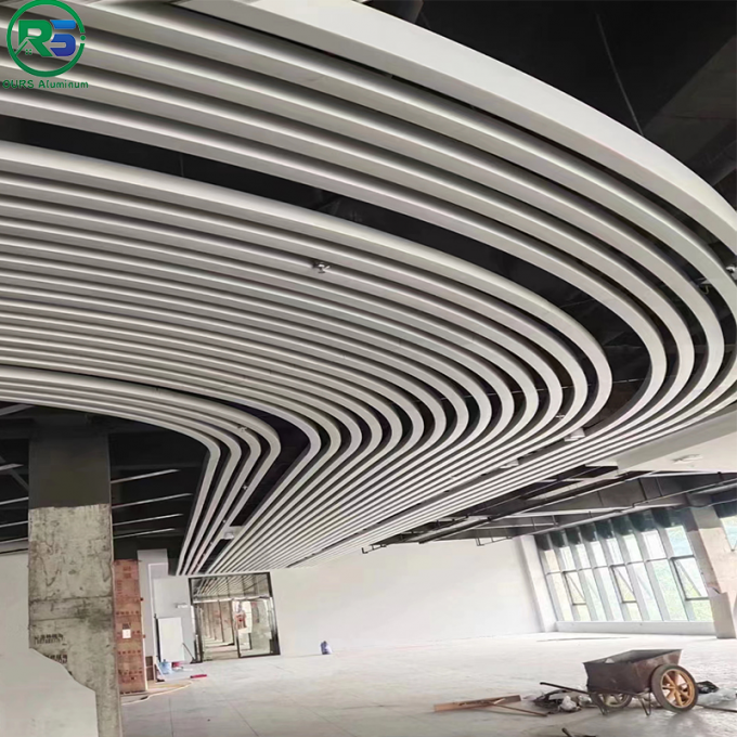 CE Indoor Linear Metal Strip Ceiling Water Drip Suspended Ceiling ...