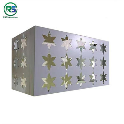Outdoor Decorative PVDF PPG Metal Air Conditioner Cover Curved Cladding ...
