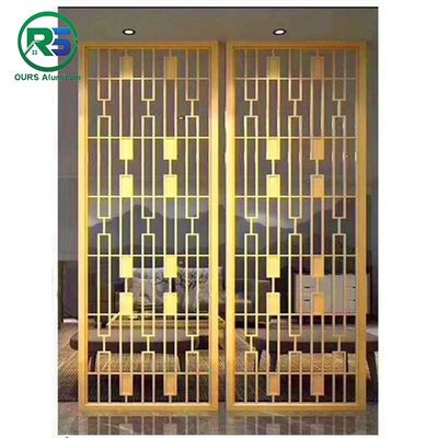 Square Tube Aluminium Decorative Screens Perforated Metal Sheet Facade