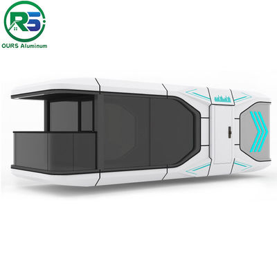 Customize Alcoa Aluminum House With Panoramic Wall Curtain Glass