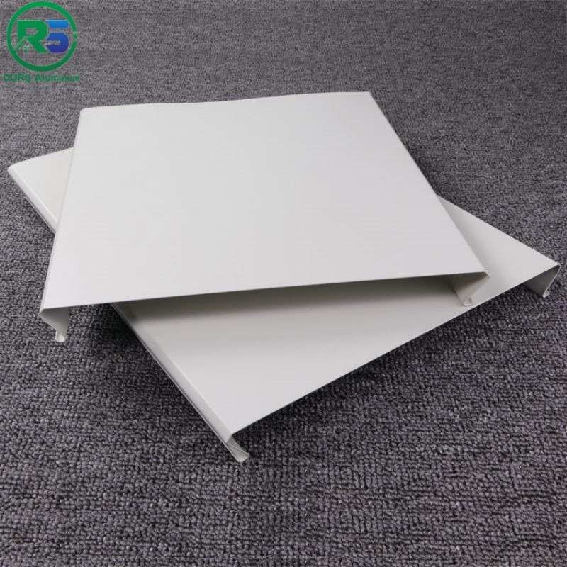 Width 100mm Commercial White Alum Strip Ceiling Linear Panels For ...