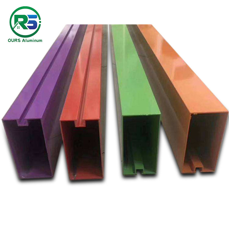 Decorative Multicolor Suspended Ceiling Metal Strips Tile Fireproof ...