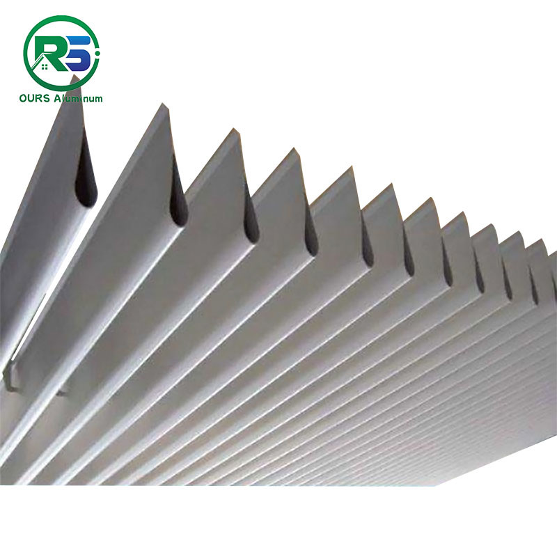 CE Indoor Linear Metal Strip Ceiling Water Drip Suspended Ceiling ...