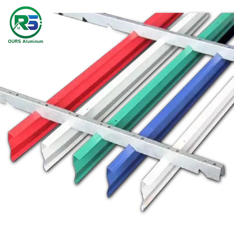 Metro Station Suspended Metal Ceiling Alum Linear Metal Open Linear ...