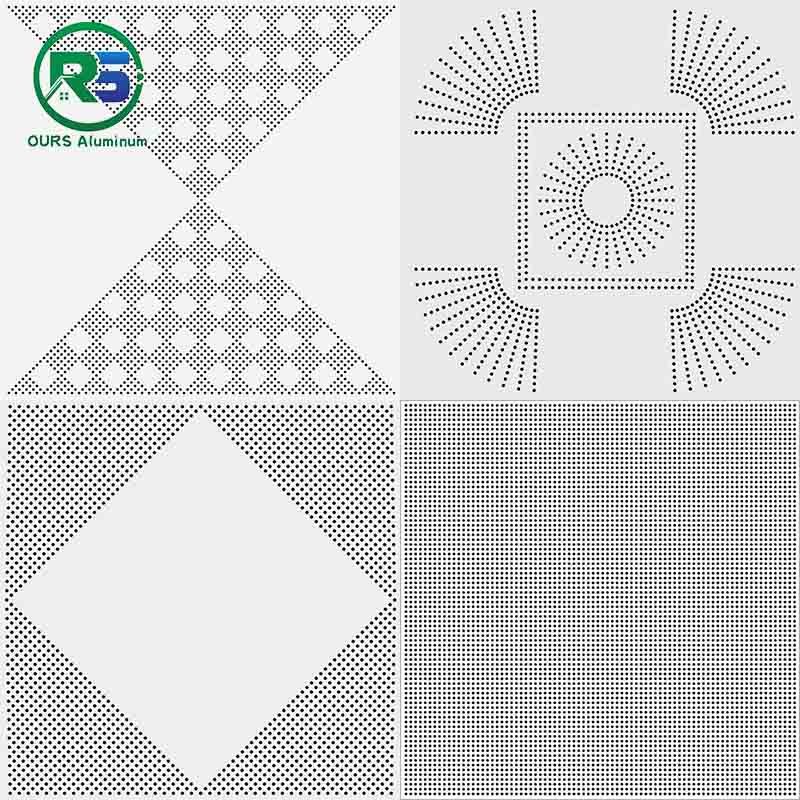 Artistic Perforated Metal Tiles For Modern Home Kitchen Washroom ...