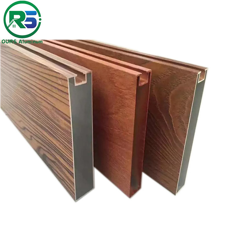 1.2mm Decorating Suspended Metal Ceiling U Aluminum Profile Screen Ceiling