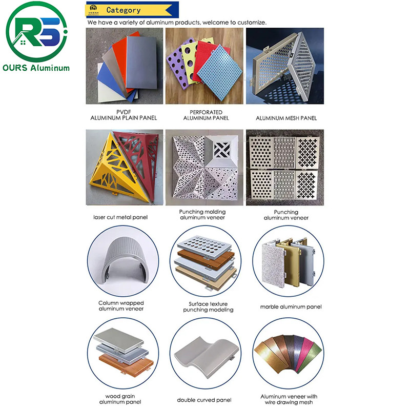 Interior Aluminum Honeycomb Panel Facade Wall Ceiling Cladding ...