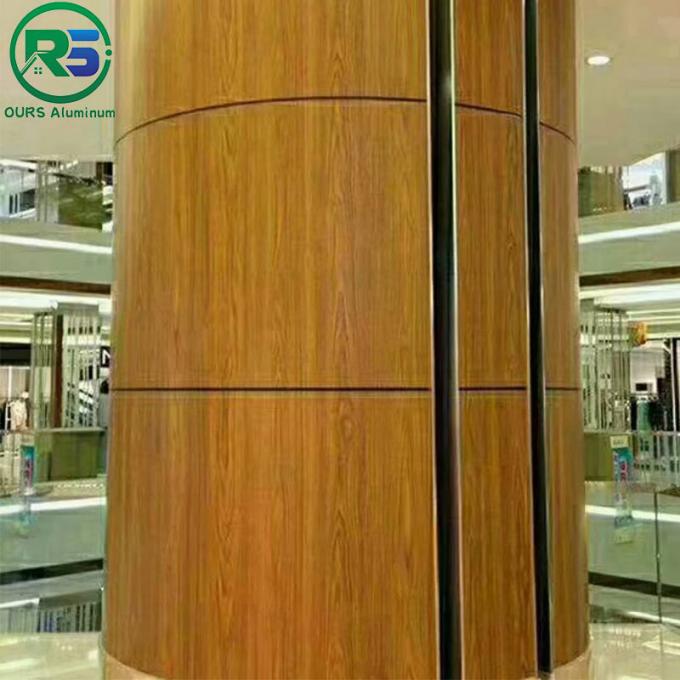 PVDF/PE Coating Aluminium Column Cladding Panel 2.5mm Anodized Metallic ...