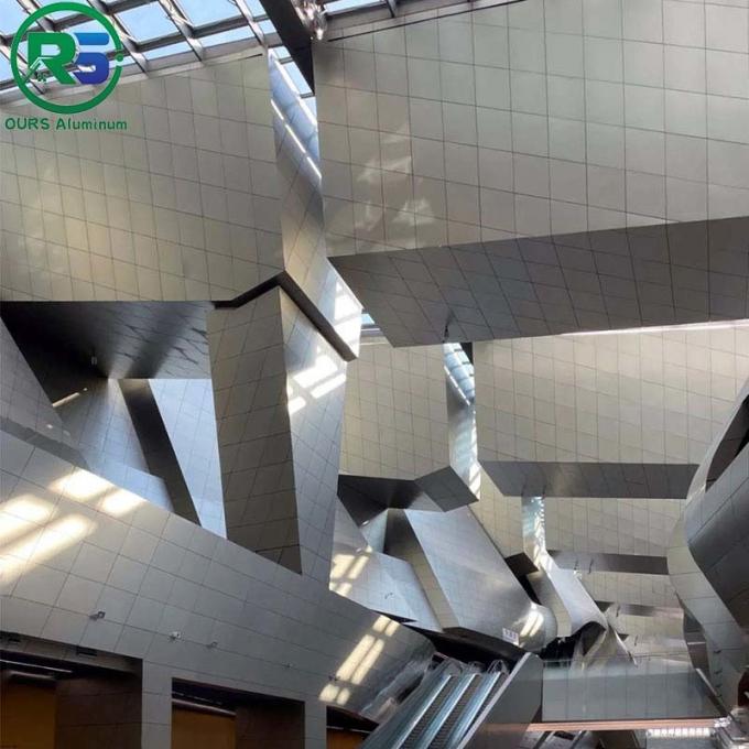 Corrugated Aluminum Wall Panels Architectural Metal Ceiling Tiles ...